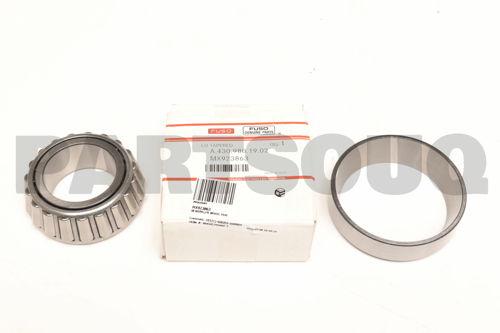 MX923863 Genuine Mitsubishi BEARING,FR WHEEL HUB | eBay
