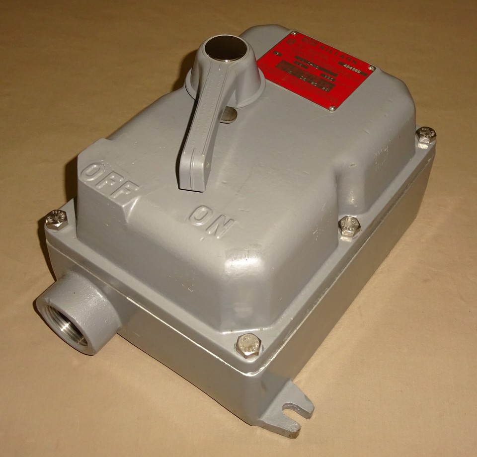 Killark XEDS-30 Explosion Proof Disconnect Switch 3-Pole XEDS30 Hubbell ...