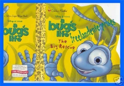 Book Golden Book Disney & Pixar A Bug's Life The Big Rescue ~Children's ...
