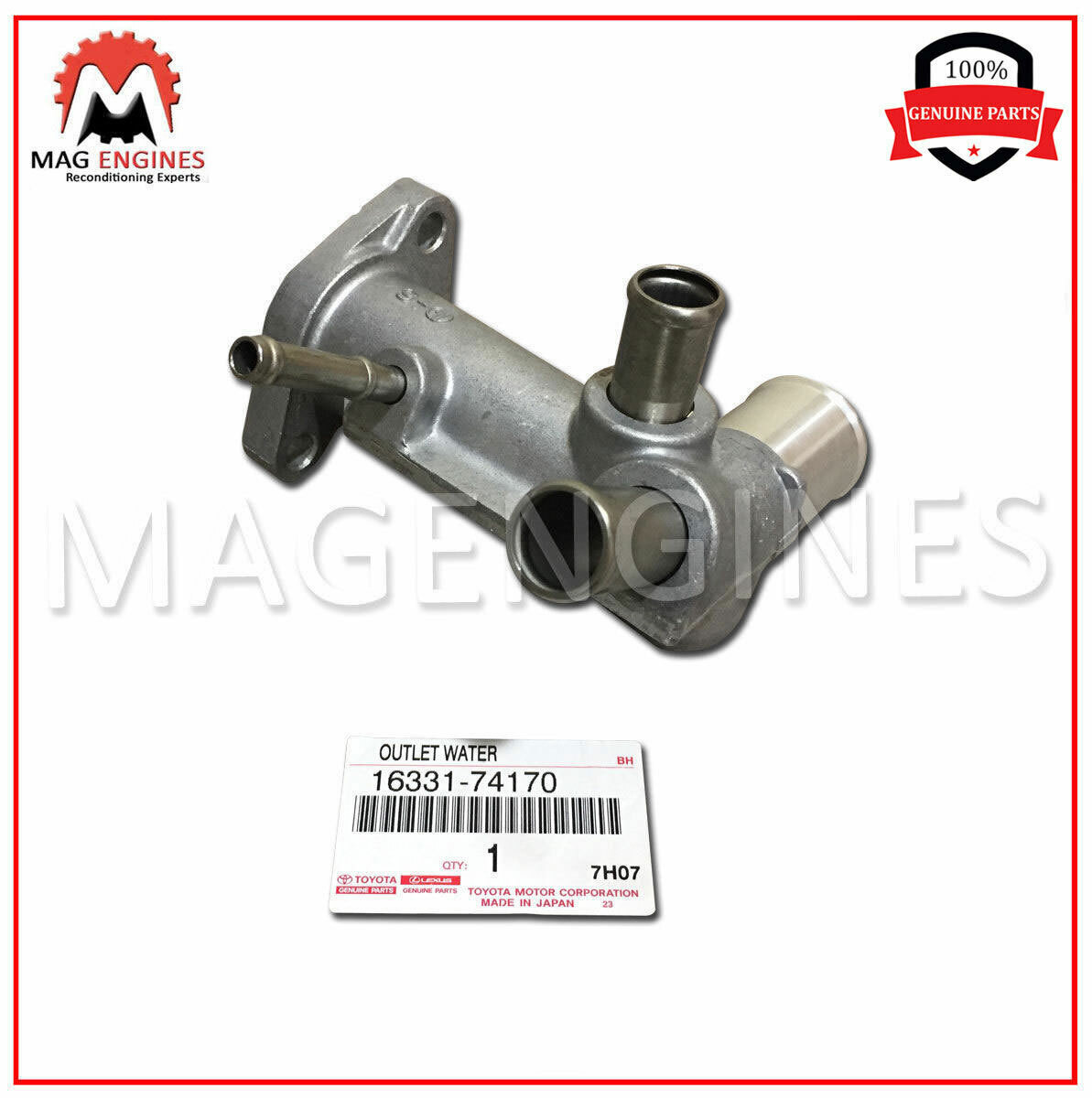 16331-74170 GENUINE OEM OUTLET WATER PIPE FOR CAMRY CELICA RAV4 ...