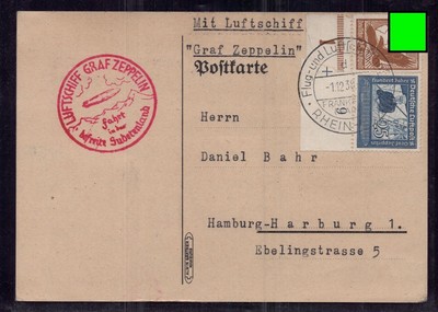 Repubblica Democratica Tedesca Zeppelin ricevuta Sudetenland viaggio ...