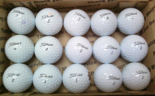 15 NEAR MINT TITLEIST TOUR SOFT USED GOLF BALLS | eBay