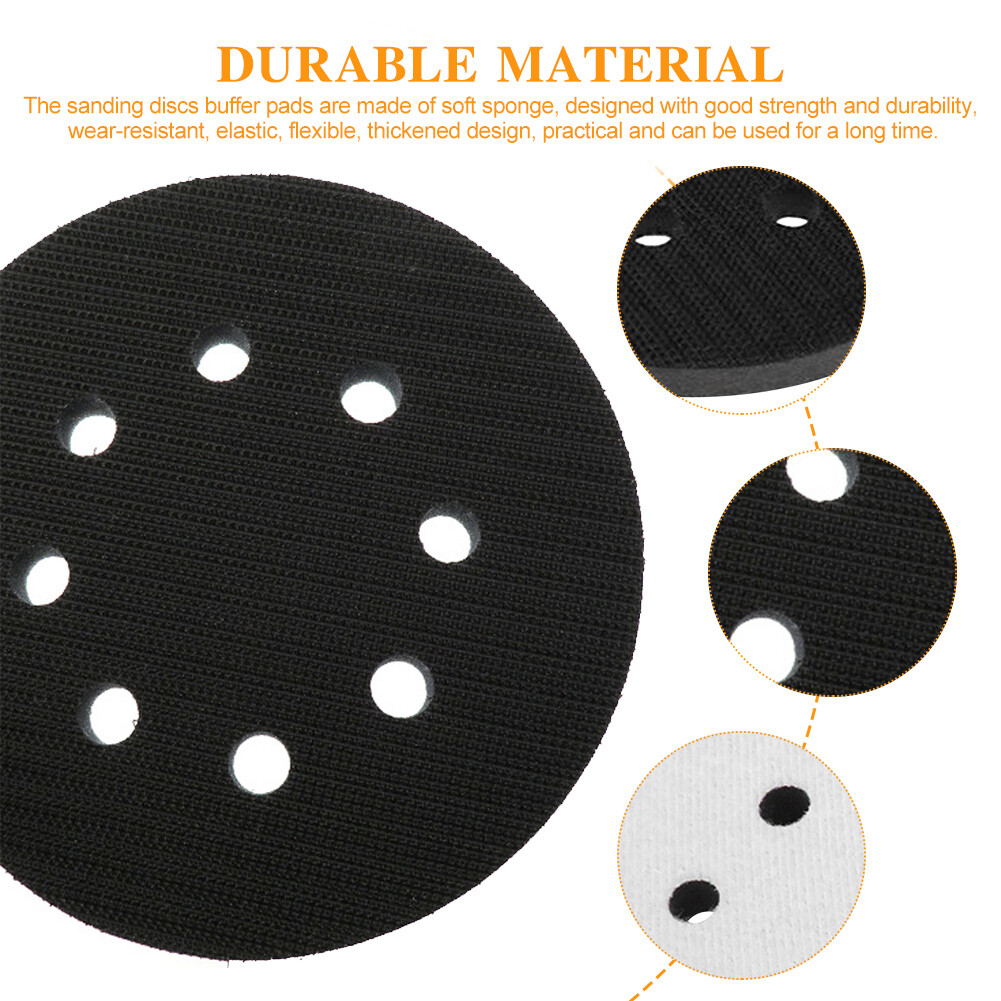 2pcs 125mm/5inch Accessories Sanding Disc Soft Sponge Backing Interface ...