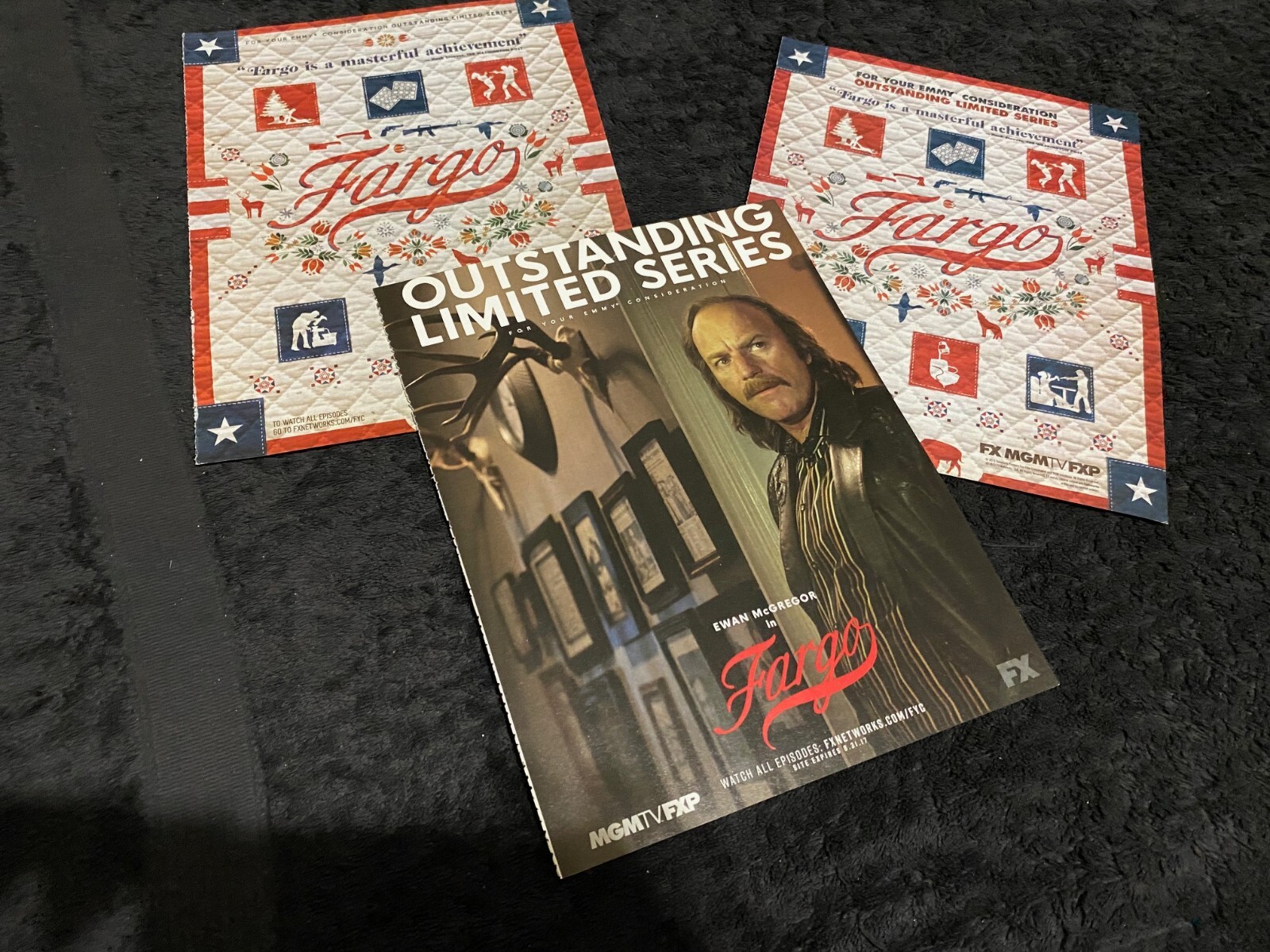 FARGO 3 Emmy ads Ewan McGregor, Emmit & Ray Stussy for Best Actor ...