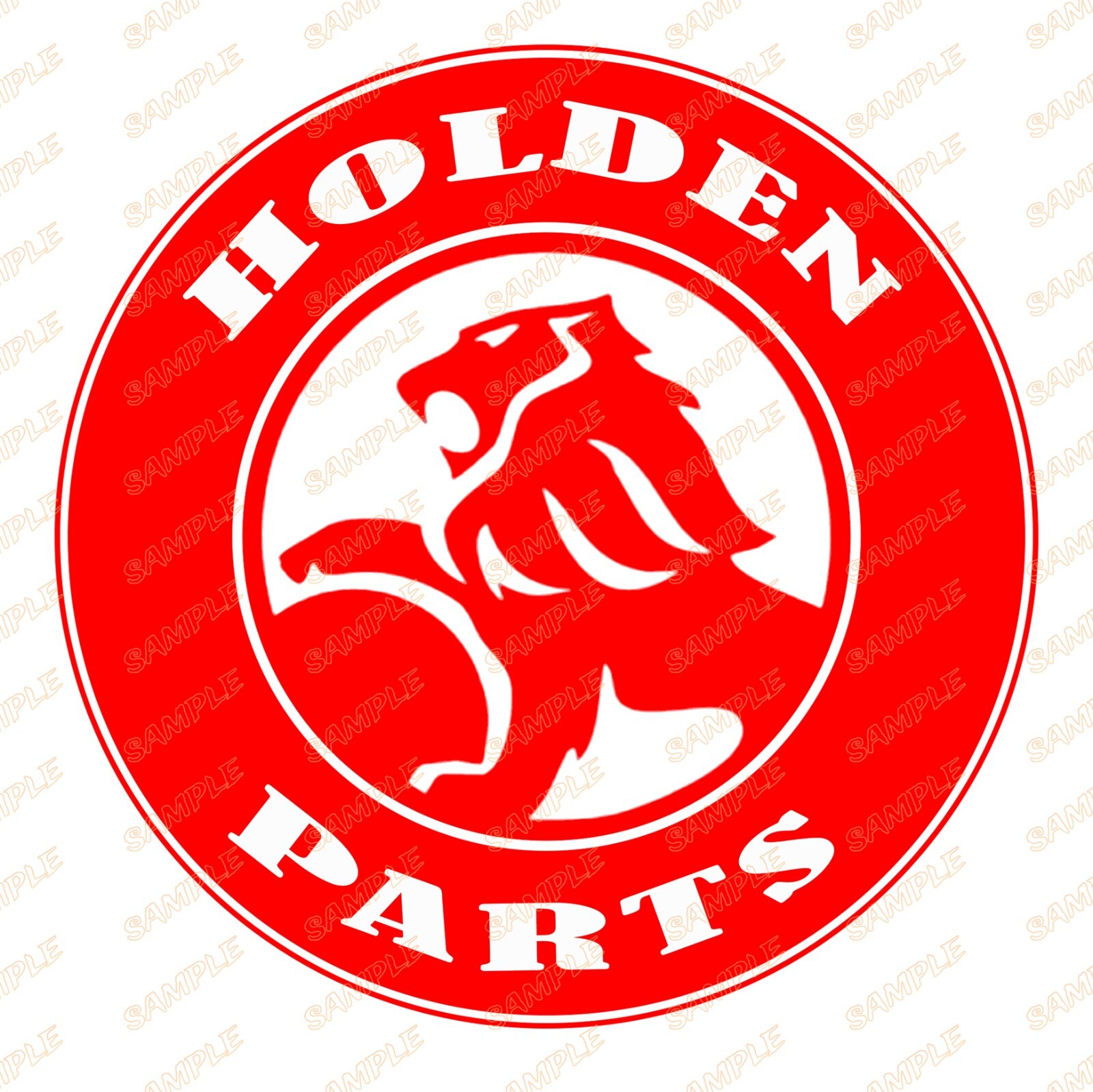 HOLDEN GENUINE 2 Retro/ Vintage Man Cave Wall Garage Home Décor Round ...