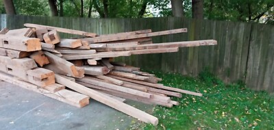 16' 2X4 Old Wood Barn Beam Hand Hewn Antique Primitive Reclaimed | eBay