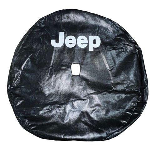 Mopar 6CD411X7AC Black, Leather Wrangler W/ Camera Plate Spare Tire ...