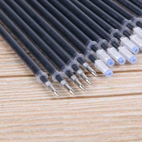 0.5mm Ballpoint Pen Refills Gel Black Ink Refill Writing Pens HOT U.K ...