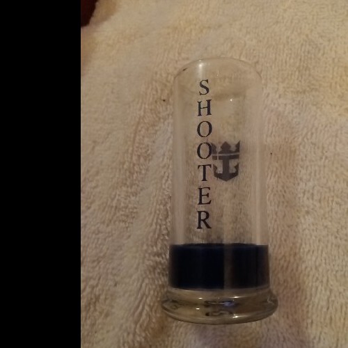 Royal Caribbean Cruise Lines Shooter Glass Souvenir Shot Glass. 3.5 ...