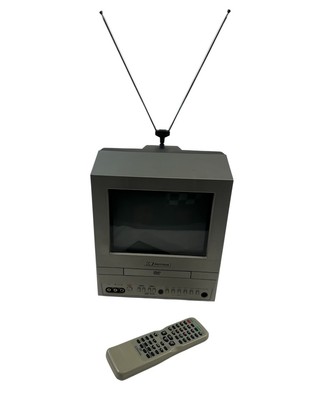 Emerson 9" EWC09D5 CRT TV DVD Travel Size w/ Remote & Antenna Tested ...