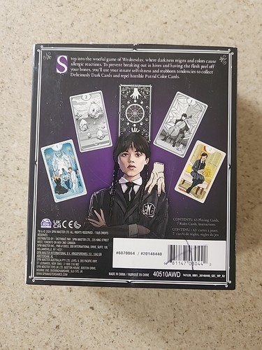 Spin Master Games, Wednesday Card Game, Premium Foil Cards from The Hit ...