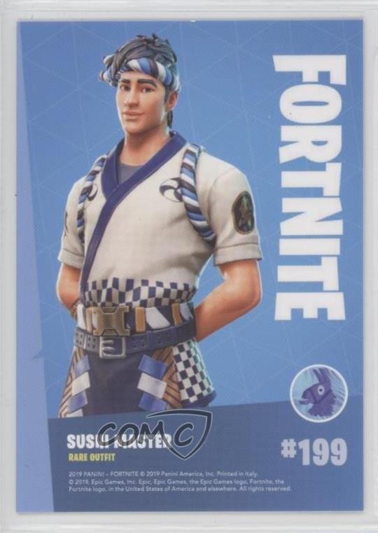 2019 Panini Fortnite Italy Crystal Shard Sushi Master #199 0g01 | eBay