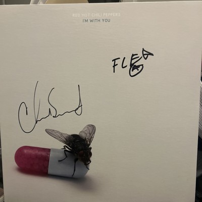 ‘Chad Smith’ ‘Red Hot Chili Peppers’ ‘Flea Signed Vinyl Album ...