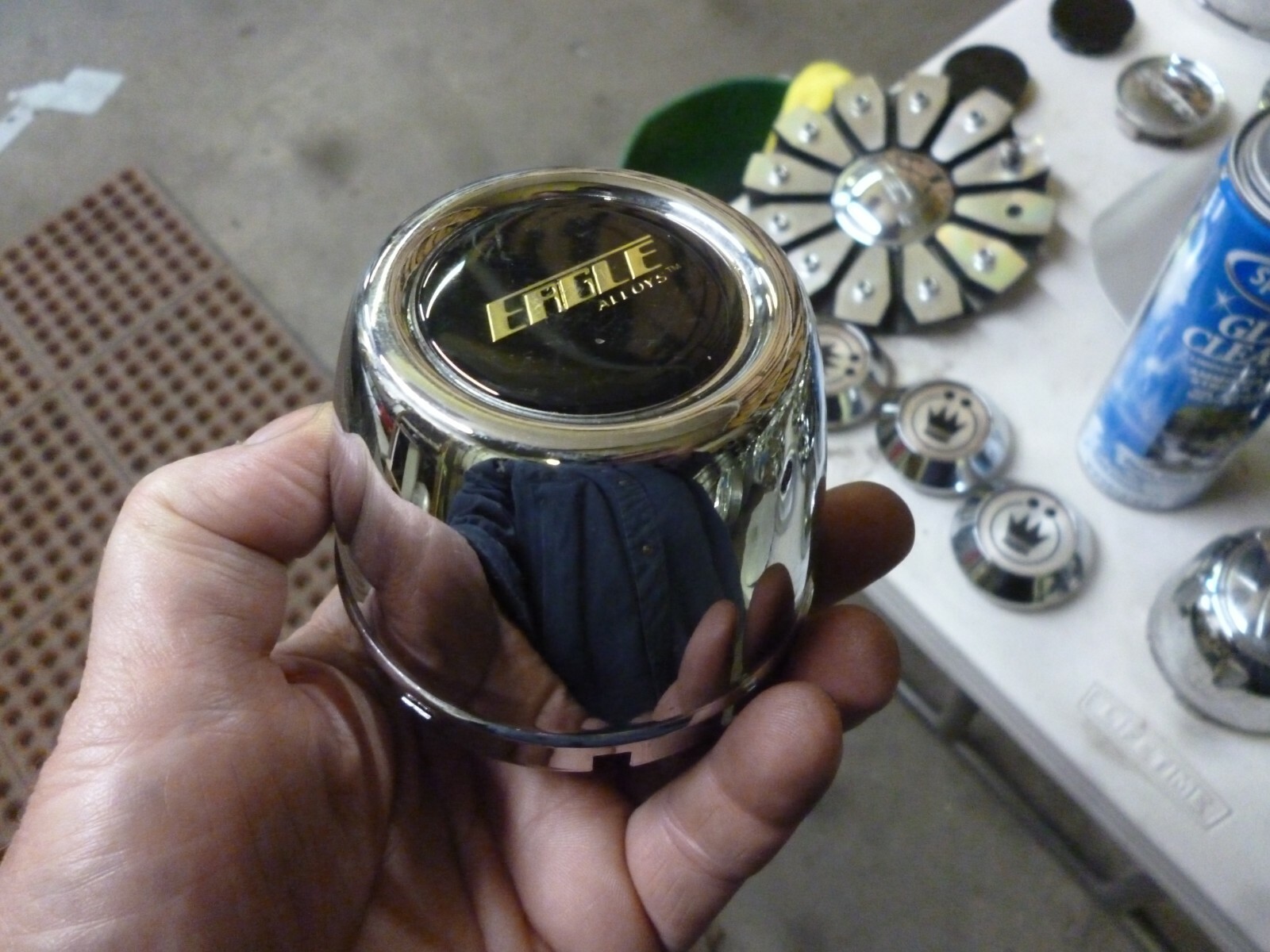 Eagle Center Cap (B9751) # app width at base 3 1/8 inches | eBay