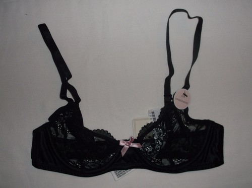 Forever 21 sheer lace underwire bra black 34A 32B 32C new with tags | eBay