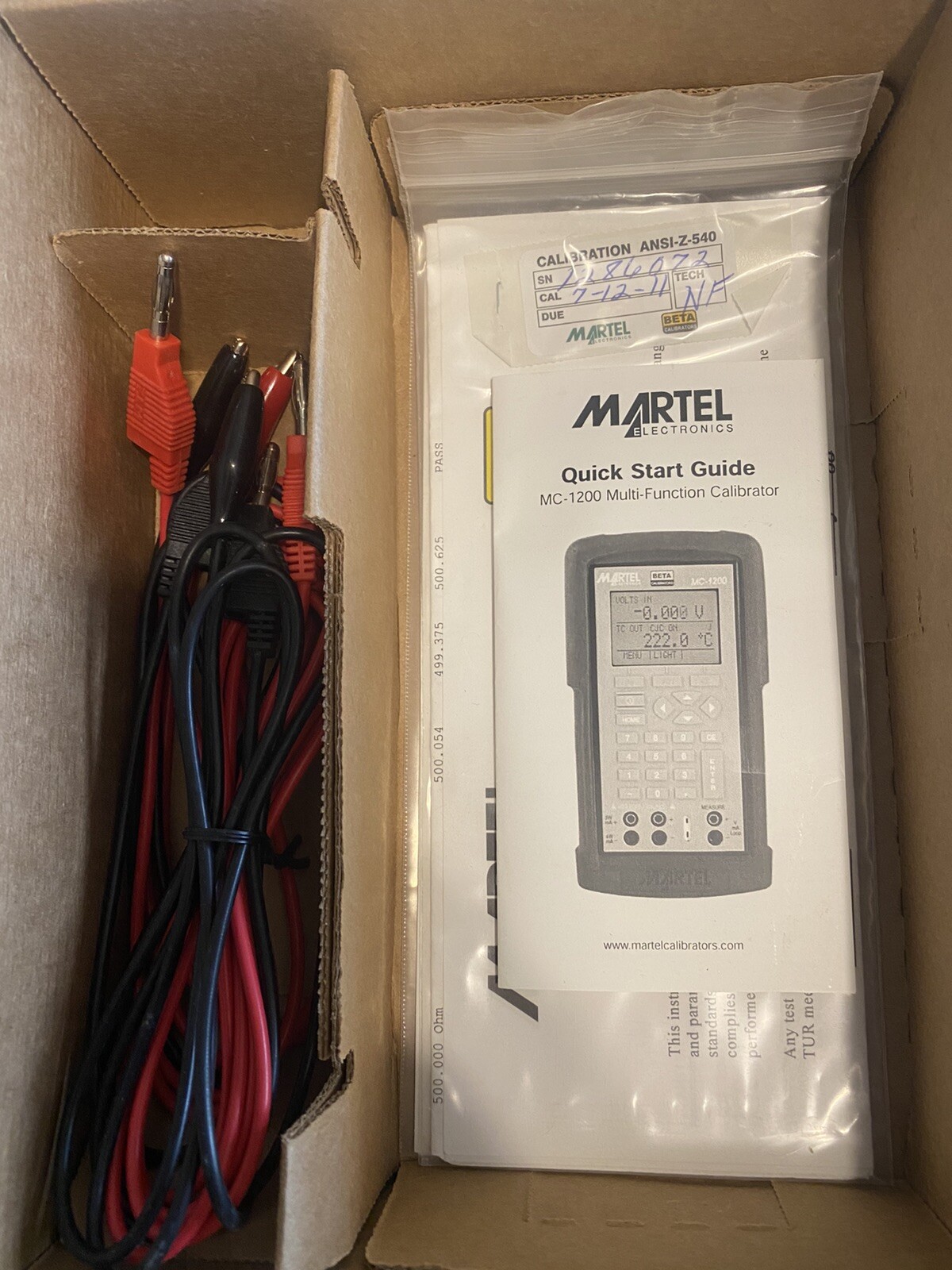 Martel MC1200 Multifunction process calibrator | eBay