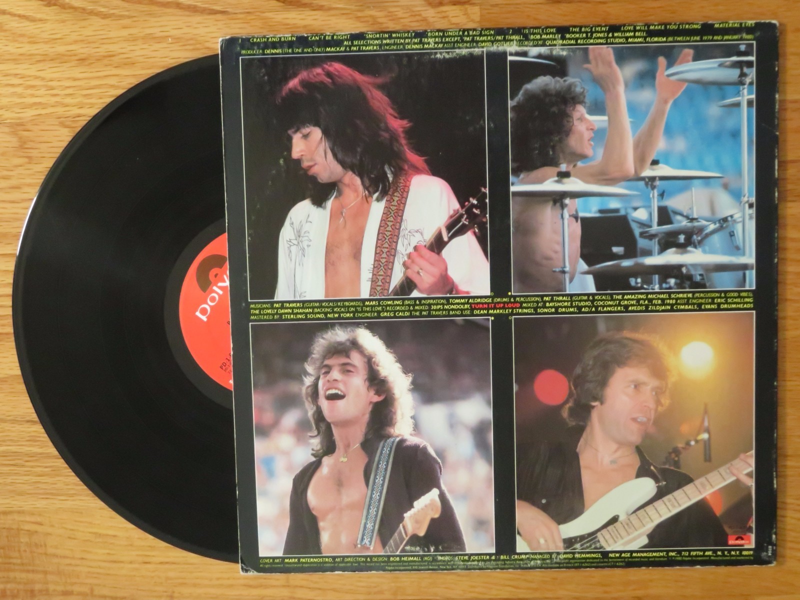 PAT TRAVERS BAND signed CRASH and BURN 1980 Record COA | eBay