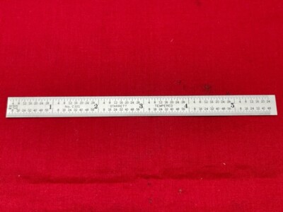 Starrett C331-150 Full-Flexible Steel Rule w/ Millimeter and Inch ...
