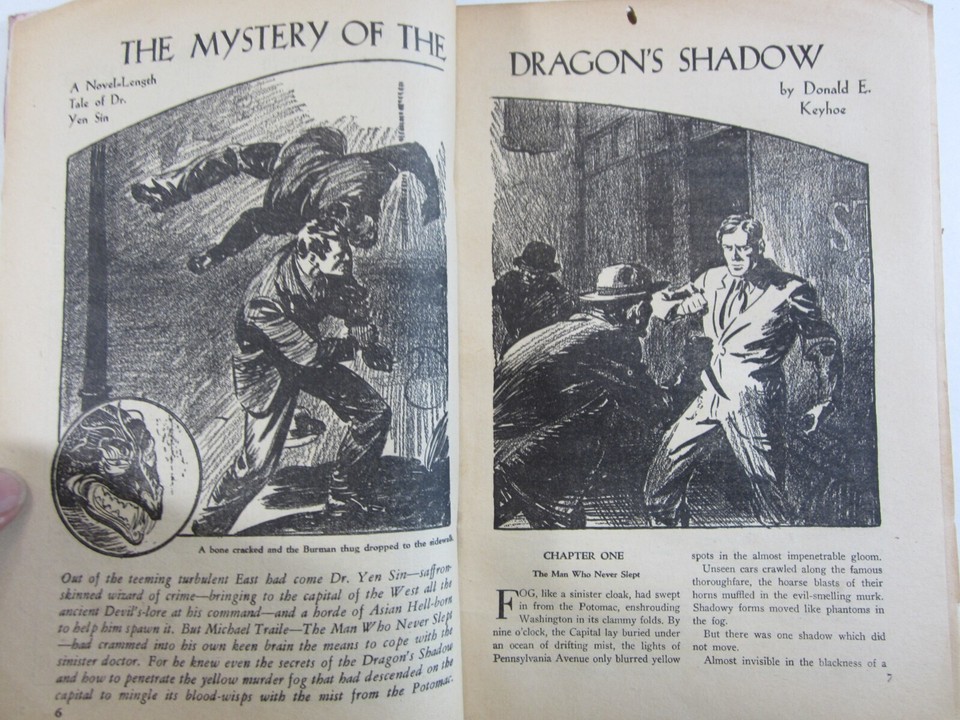 Dr. Yen Sin v. 1 #1 May / June 1936 GD/VG (Popular) 1st Issue! Rozen ...