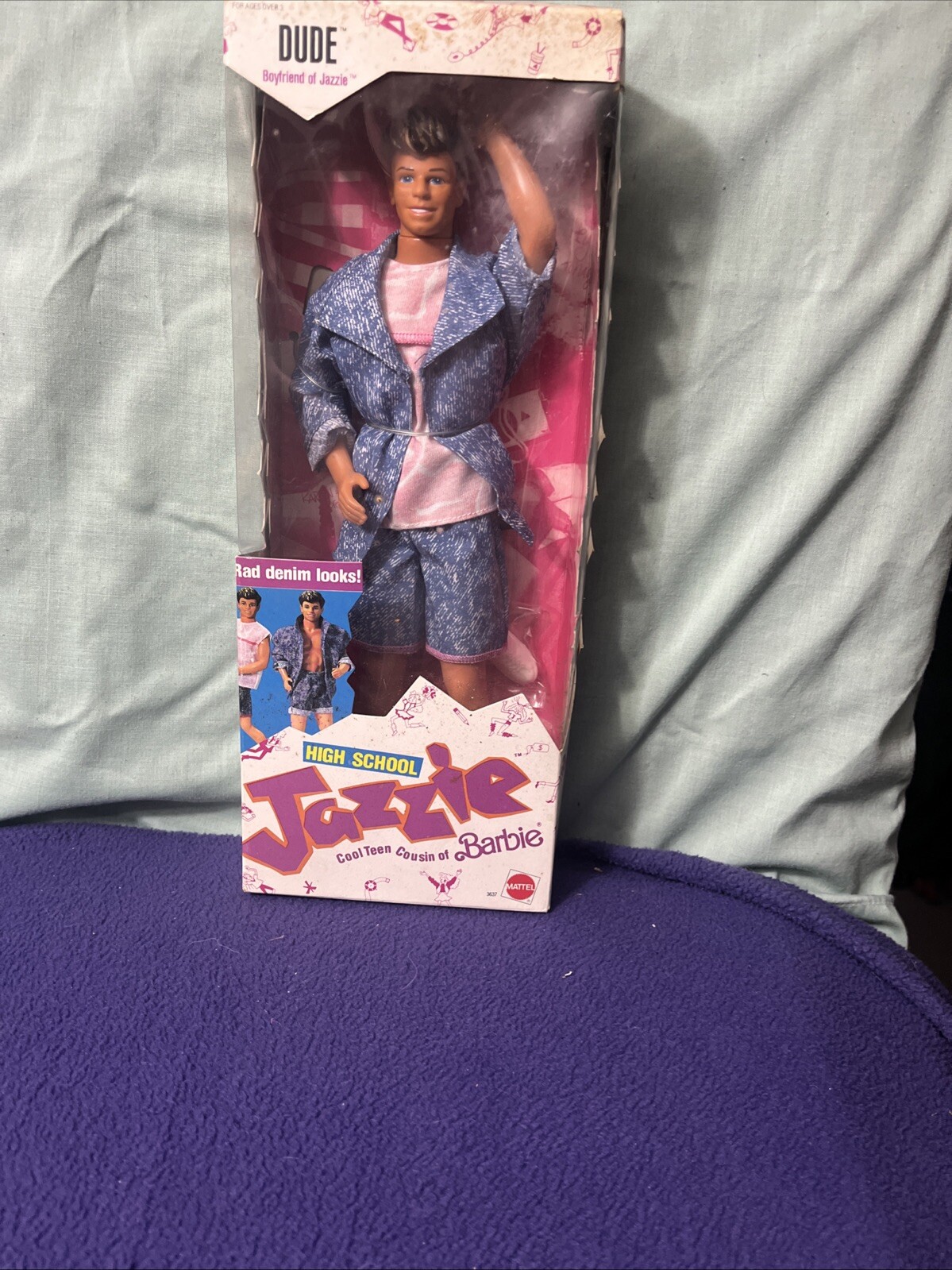 High School Jazzie DUDE Doll Boyfriend of Jazzie #3637 1988 Barbie ...