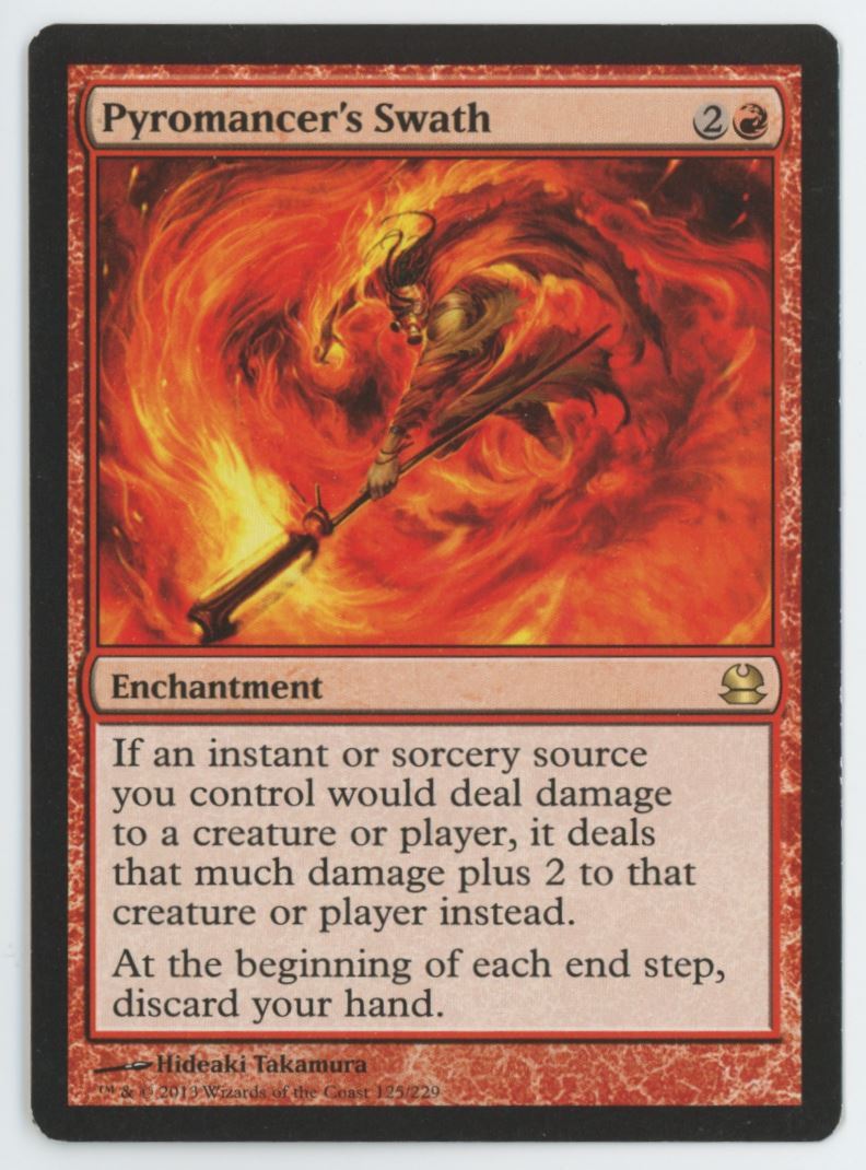MTG Pyromancer's Swath #125/229 Modern Masters Rare | eBay