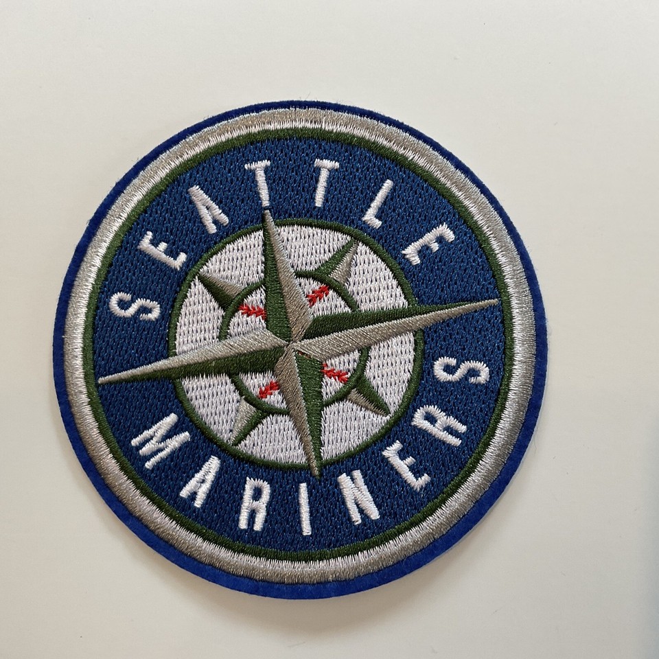 SEATTLE MARINERS MLB Vintage Embroidered Iron On Patch 3.5” x 3.5 MLB ...