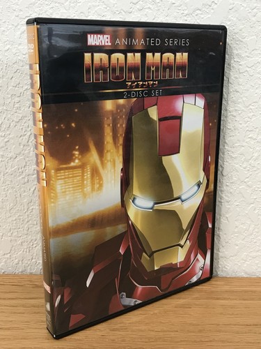 Marvel Animated ~ IRON MAN (DVD, 2012) 2-DISC SET ~REGION 1~ DISCS ARE ...
