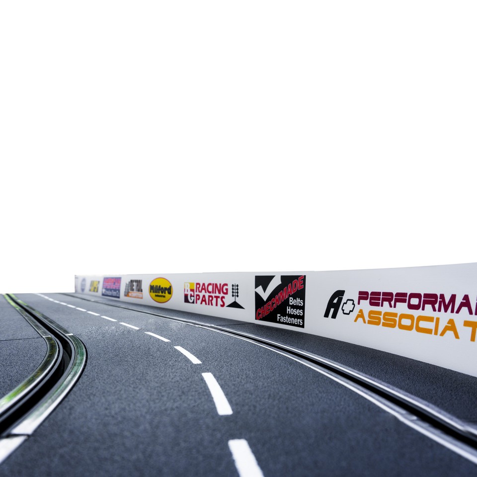 NEW 1/24 Slot Car Guard Rails Set - Sponsor FITS: Carrera, SCALEXTRIC ...