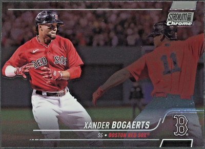 2022 Topps Stadium Club Chrome Xander Bogaerts #73 Boston Red Sox | eBay