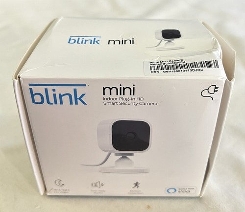 Blink Mini Smart Security Camara HD Model BCM00300U White | eBay