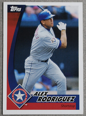 2002 Topps Post #1 Alex Rodriguez Texas Rangers Baseball Card | eBay