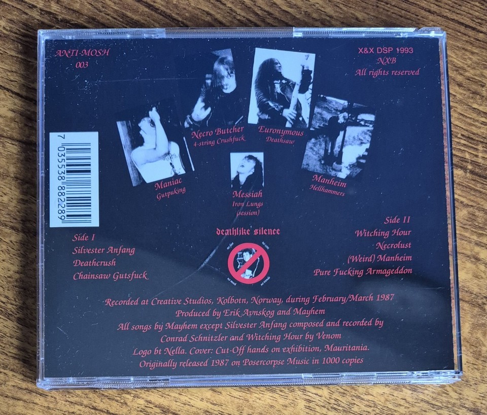 Mayhem - Death Crush (NEW CD) 7035538882289 | eBay