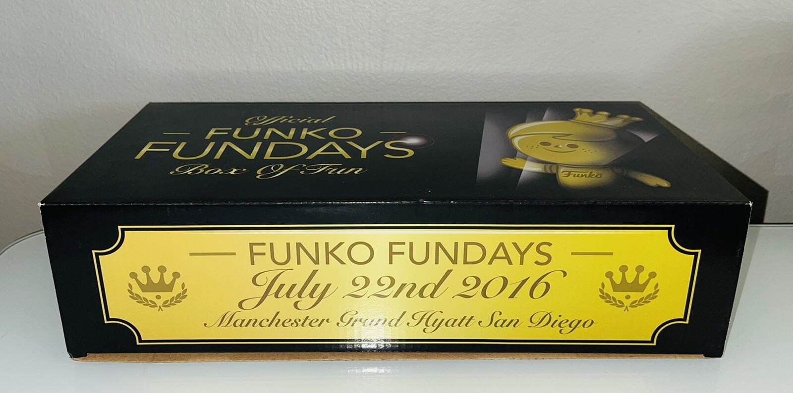 SDCC 2016 FUNKO FUNDAYS BOX OF FUN EMPTY BOX !!! | eBay