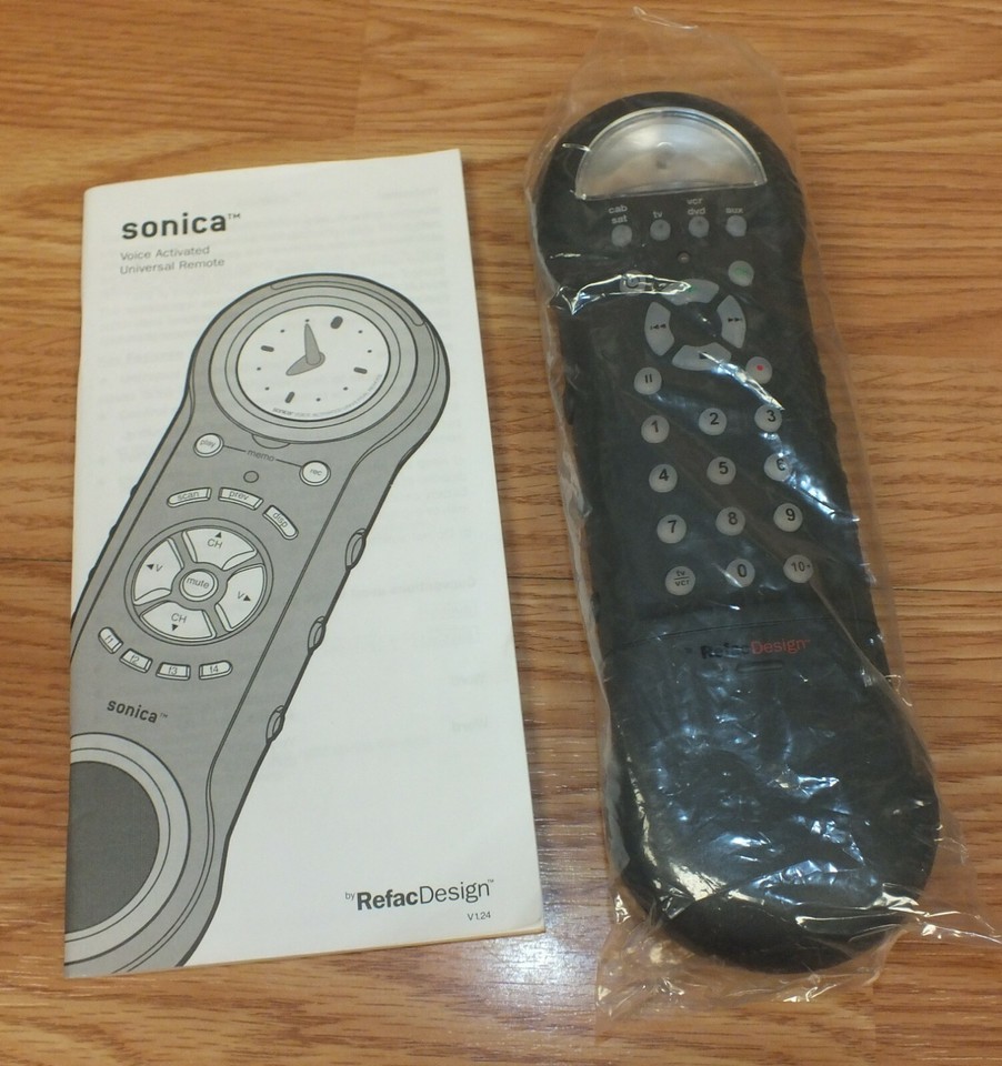Vintage Sonica (V1.24) Voice Activated Universal Remote Control By ...