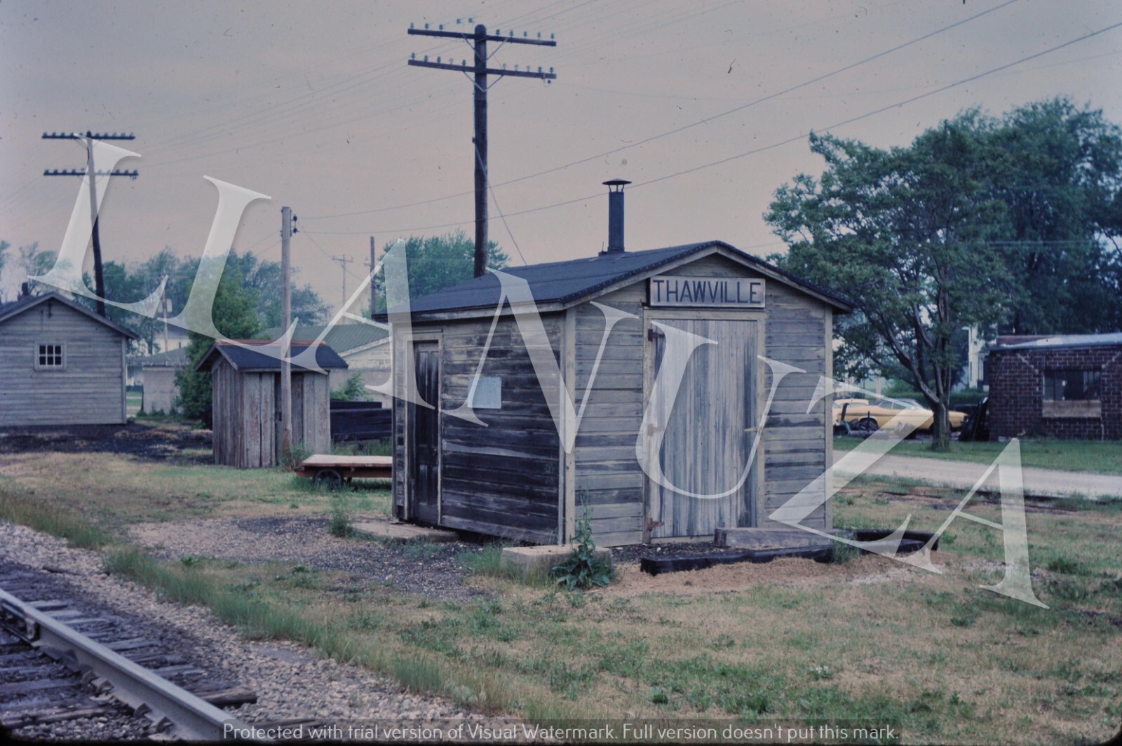 Original Slide Illinois Central Thawville IL Shanny June 1976 | eBay
