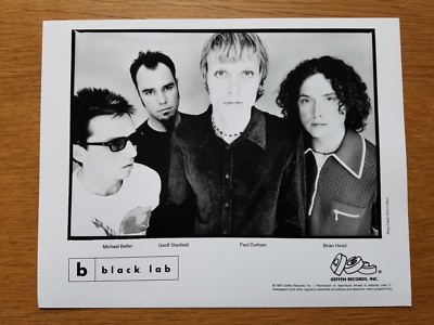 BLACK LAB 8x10 BLACK & WHITE Press Photo Promotional 90's ALT ROCK BAND ...