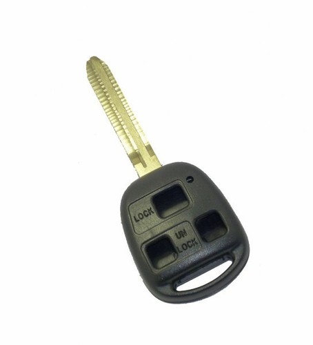 for Toyota Mr2 Rav4 Yaris 3 button remote key fob case & blade TOY43 ...