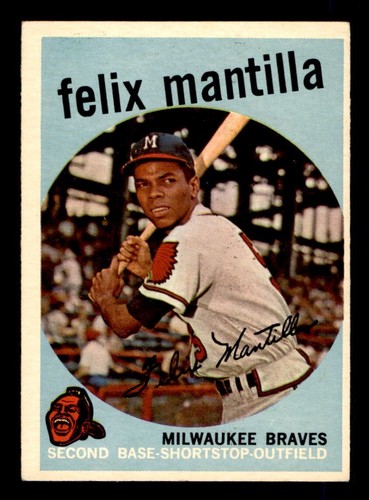 1959 Topps Baseball #157 Felix Mantilla VG/EX *e2 | eBay