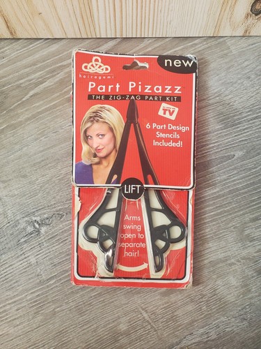 Vintage 2000 Y2K Hairagami Part Pizazz Zig-zag Fun Retro Hair Parting ...
