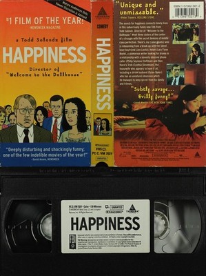 Happiness (1998) VHS Todd Solondz Phillip Seymour Hoffman Jon Lovitz | eBay