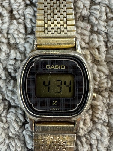 Casio Small Face Vintage Women's Retro Gold Digital Watch 3191 L790G ...