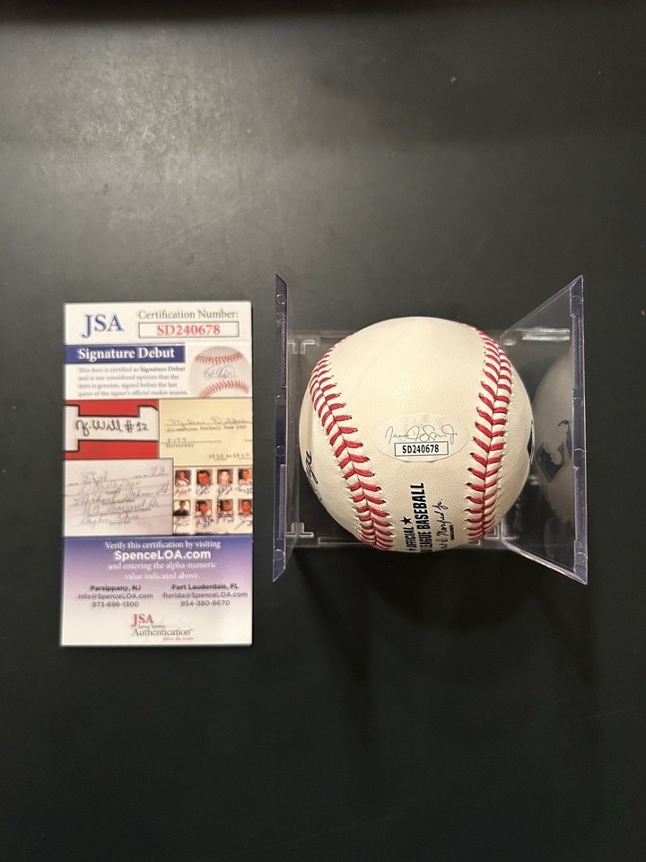 Trey Yesavage Autographed Signed Baseball ROMLB Toronto Blue Jays JSA ...
