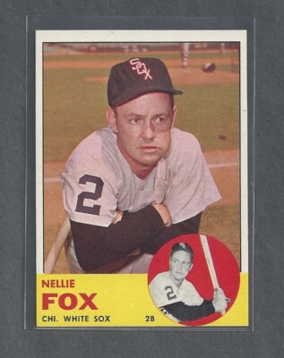 1963 Topps Baseball #525 Nellie Fox EXMT 0525RJR9 | eBay