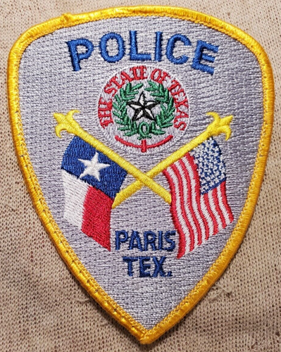 TX Paris Texas Police Shoulder Patch | eBay
