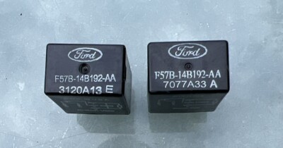 Ford (2pcs) 5 Pin Relay F57B-14B192-AA Tested with 60 day warranty Oem ...