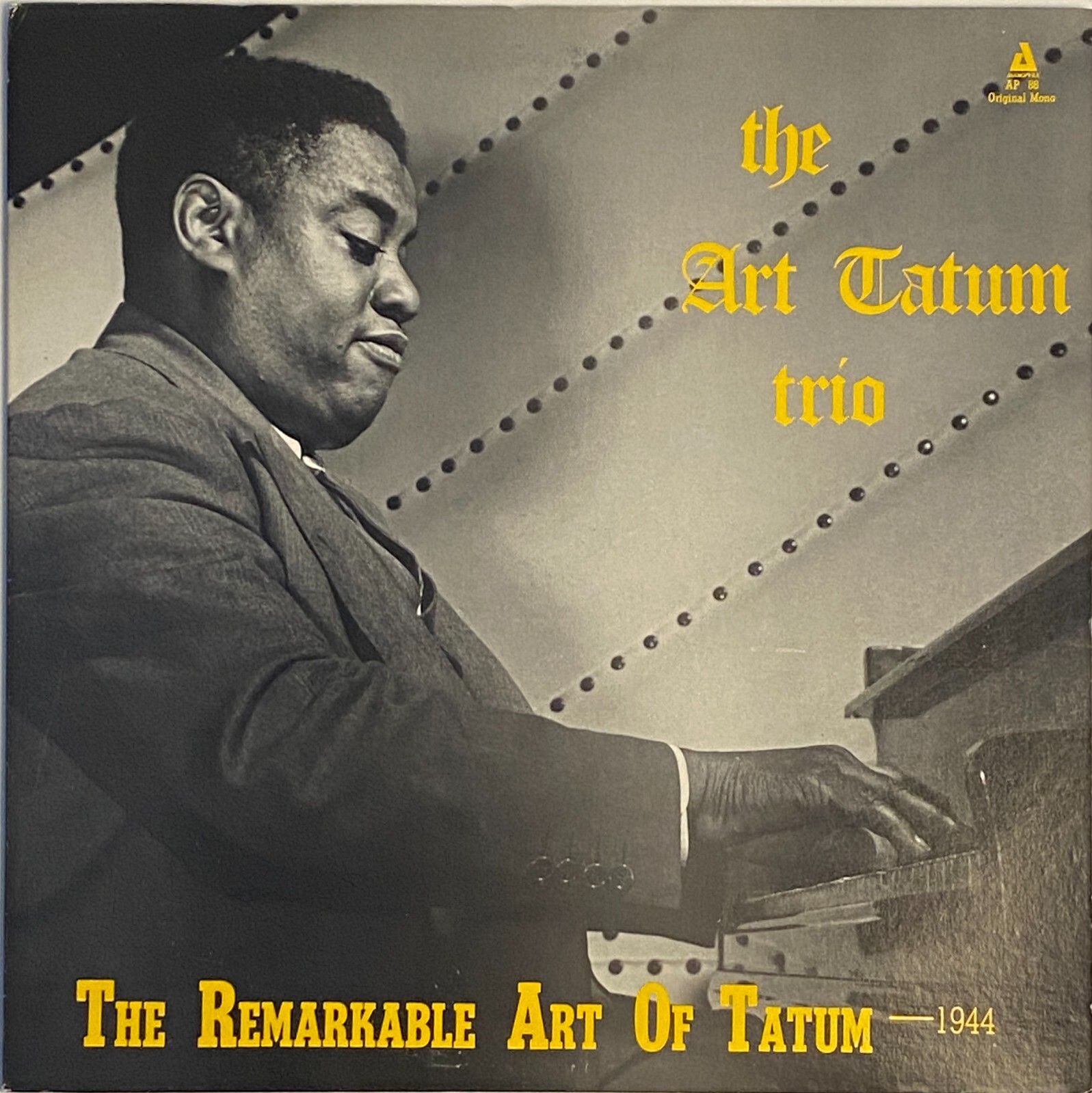 Art Tatum Trio The Remarkable Art Of Tatum - 1944 Audiophile AP-88 Jazz ...
