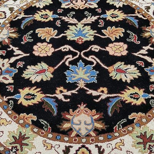 Round Rug, 8 ft Round Rug, Hand Tufted, 9x9, 10x10 Wool Round Carpet ...