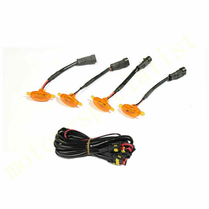 For Genesis GV80 2021-2024 Front Grille yellow LED Light Raptor Style ...