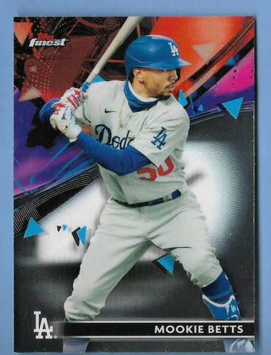 MOOKIE BETTS 2021 TOPPS FINEST !! CARD #68 DODGERS | eBay