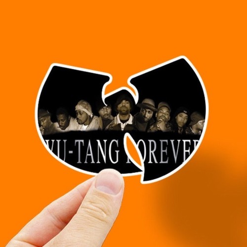 Wu-Tang Forever Sticker, Includes 2 Stickers, 4" Wide, Wu-Tang Members ...